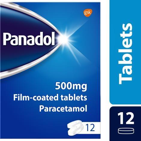 Panadol Original 500mg Film Coated Tablets 12 Pack - Mc Devitt's Pharmacy